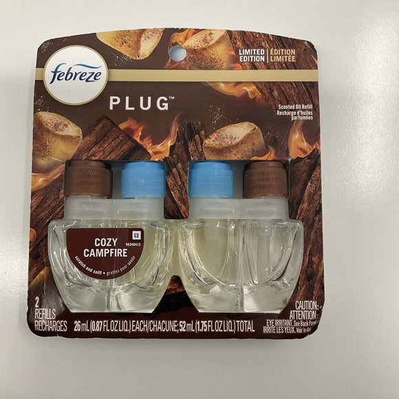 Febreze | Holiday | 2 Pack Febreze Limited Edition Cozy Campfire ...